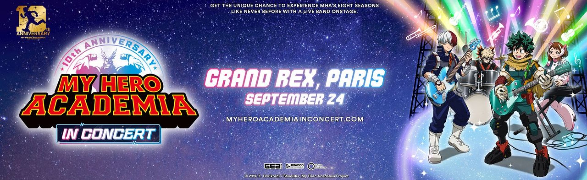 MY HERO ACADEMIA EN CONCERT - Shows & Concerts - Le Grand Rex
